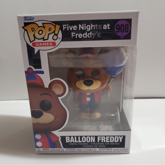Funko | Accents | Copy Funko Pop Games Balloon Freddy New Five Nights ...